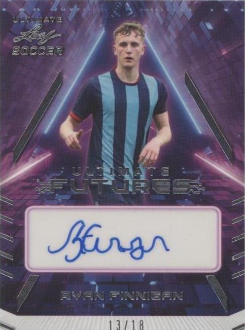 2022 Leaf Ultimate - Futures Autographs Ryan Finnigan #F-RF2 Silver /18 ...