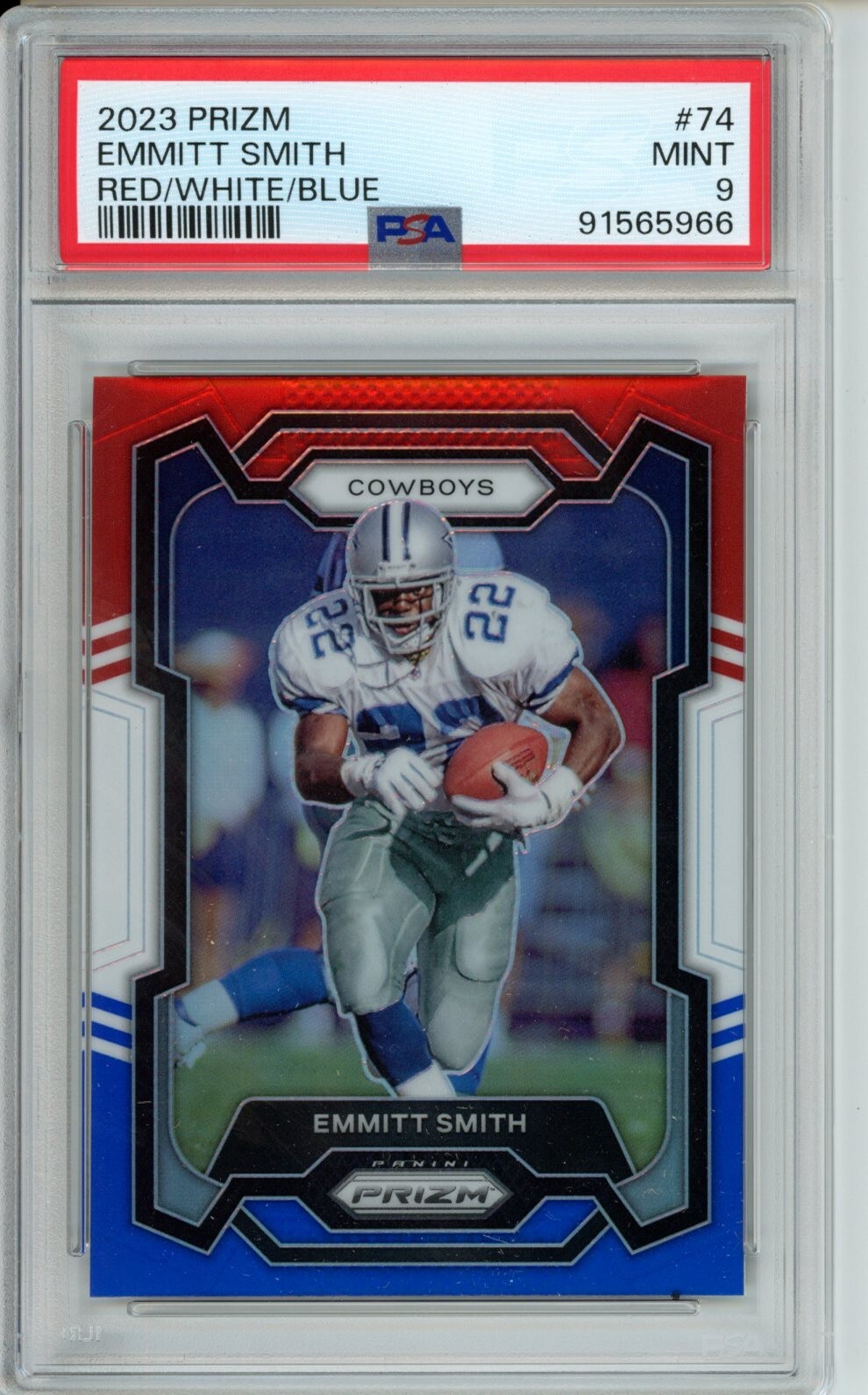 2023 Panini Prizm - Red White & Blue Prizm #74 Emmitt Smith for sale ...