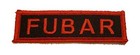 FUBAR PATCH - Red on Black Background - Veteran Owned Business | eBay