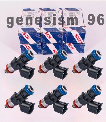 6x Bosch Fuel Injectors OEM 0280158091 For Mazda CX-9 Lincoln MKZ Ford ...
