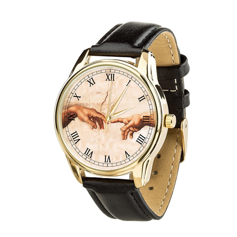 Creation of Adam Watch, Michelangelo Art Design, Classic Renaissance ...