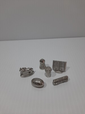 Monopoly Melbourne Edition 2016, Set Of 6 Silver Tokens Replacement ...