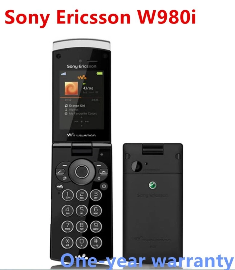 Sony Ericsson Flip Phone Orange