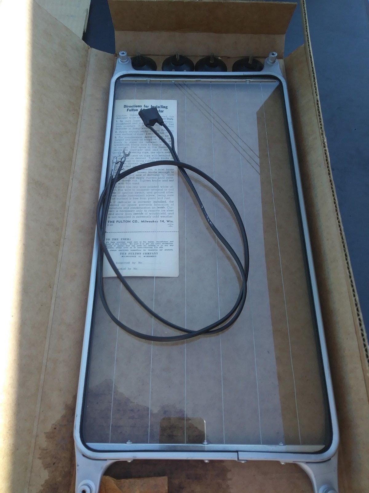 vintage GM accessories NOS fulton defroster 30's 40's fleetline | eBay