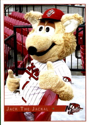 2003 New Jersey Jackals Warning Track #1 Jack the Jackal MASCOT ...