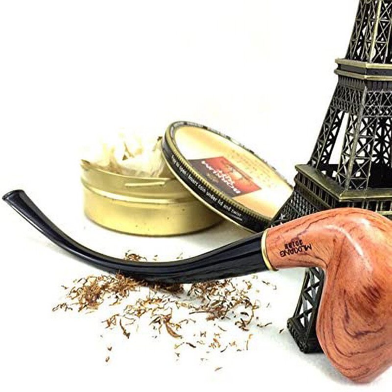 Acrylic Pipe Stem 9mm Bent Long Stem Pipe Mouthpiece for Churchwarden ...