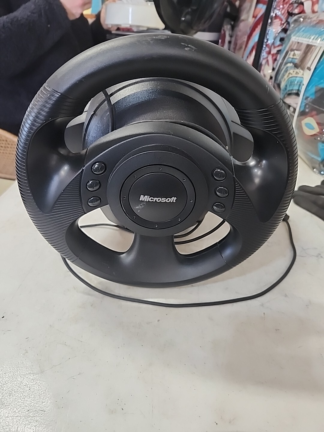 Microsoft Sidewinder Precision Racing Wheel NO Pedals 1 X04-74734 | eBay