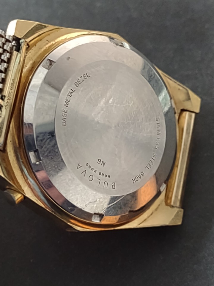 Very Awesome Vintage Bulova Red Digital N6 | eBay