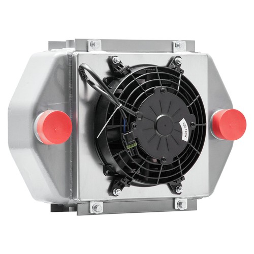 Aluminum Bar&Plate Intercooler Shroud+Fan for 2017-2019 2018 Can-Am X3 ...