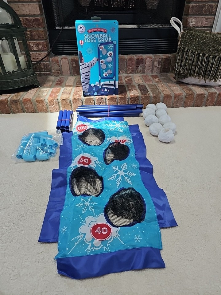 Holiday Time Snowball Toss Game Brand 9 Snowballs | eBay