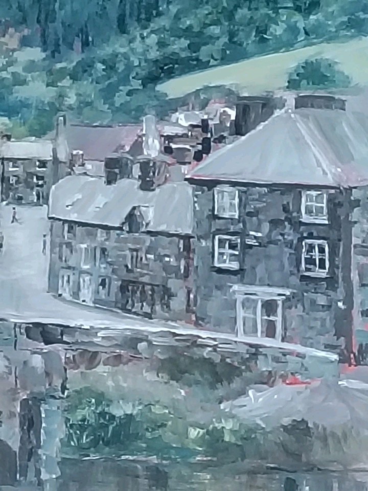 Original Painting of Dolgellau North Wales by Beryl A Frost | eBay UK