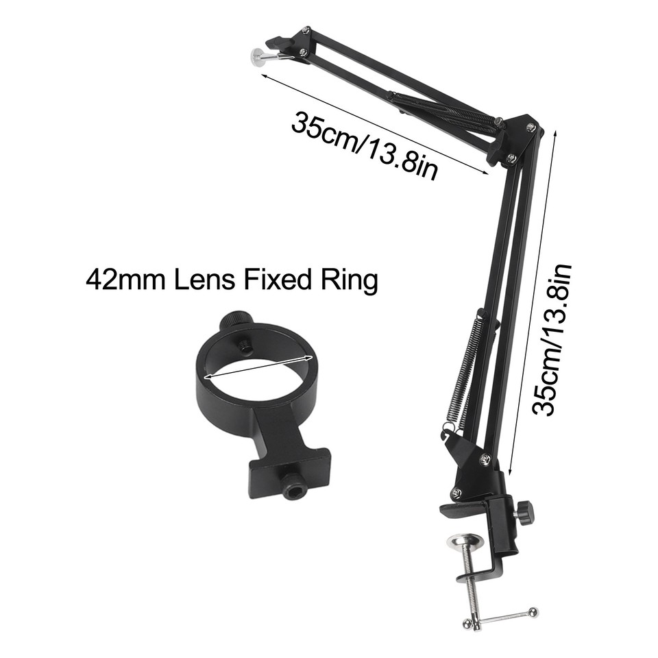 Metal Microscope Clamp Flexible Microscope Stand Compatible With 40mm ...