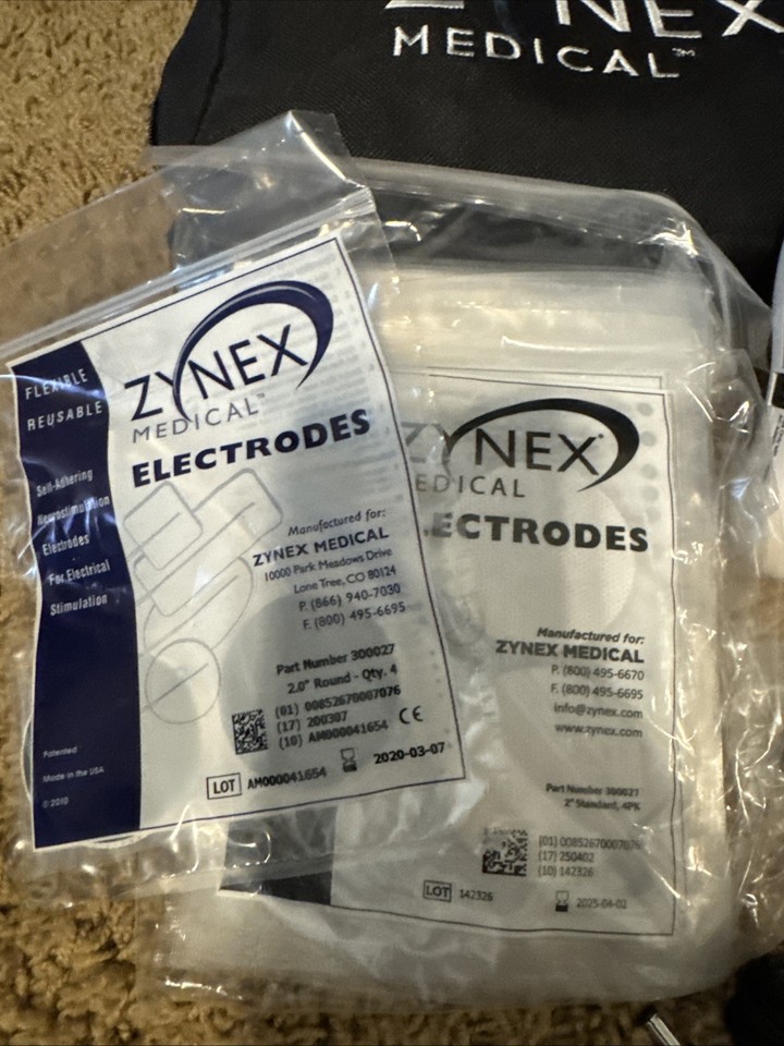 Zynex Medical NexWave TENS Unit with Leads, Cord, and Electrodes | eBay