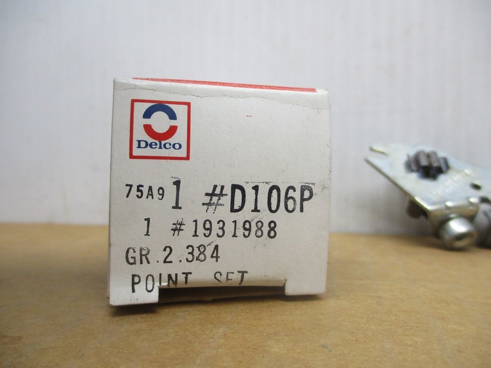 1957-1974 Chevrolet 8 Cyl. NOS Point Set #D106P GM# 1931988 | eBay