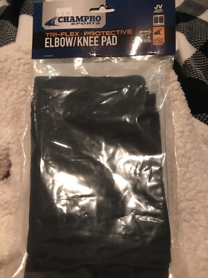 Champro Tri-Flex Protective Elbow/Knee Pads M Black NWT (A.2) | eBay