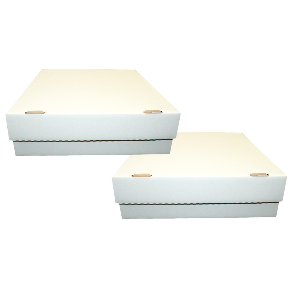 2 Riesen Deck-Boxen Aufbewahrung (weiß) für 4000 Karten+ 40 collect-it ...