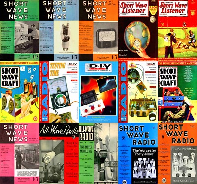 300+ Short Wave News & Craft - All Wave Radio Magazine's (DVD) Amateur ...