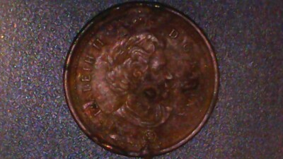 2006 CANADIAN SMALL CENT ERROR LOGO NO 'P' MARK MAGNETIC Improper ...