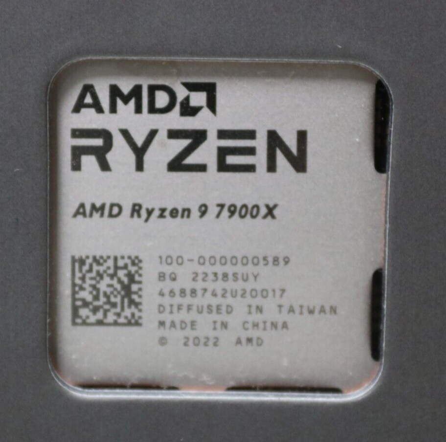 AMD Ryzen 9 7900X AM5 Unlocked Processor (12-Core/LGA1718/AMD Radeon ...