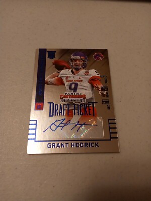 2015 PANINI CONTENDERS DRAFT PICK AUTO #249 GRANT HEDRICK AUTOGRAPH | eBay