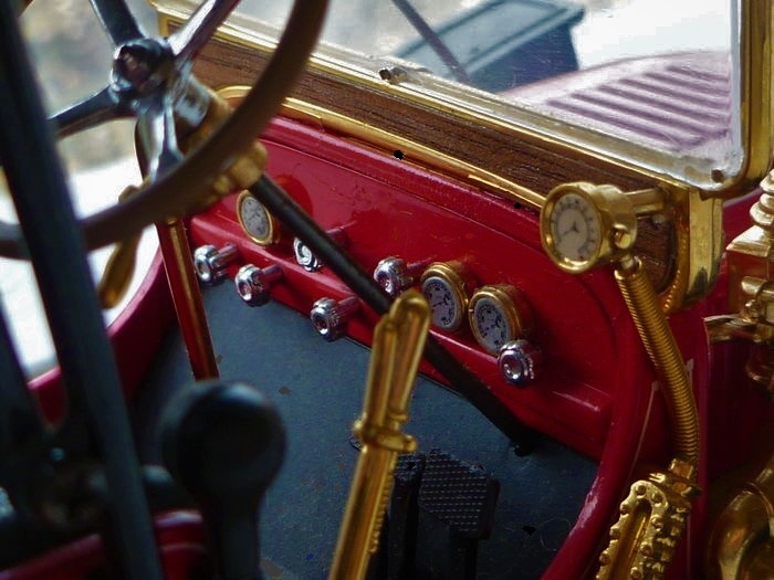 Tin Lizzy 1910 Ford Classic Vintage Toy TIN Metal Body Custom Model Car ...