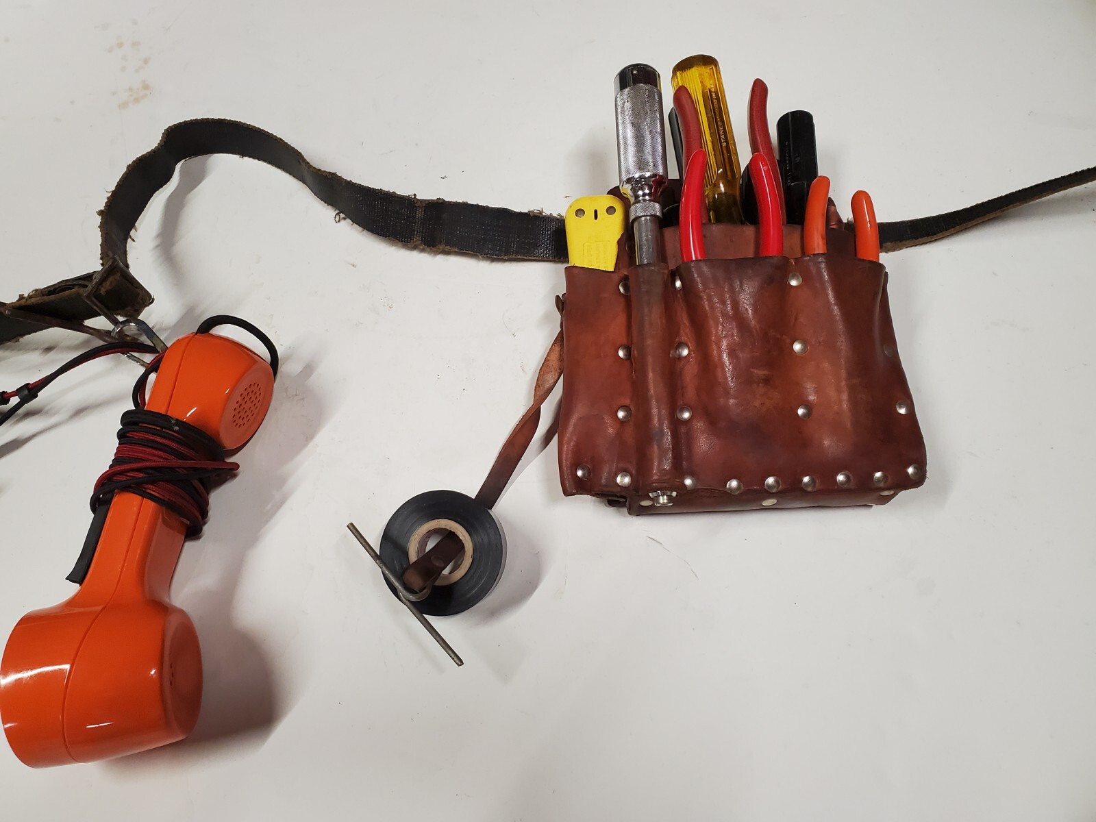 BELL SYSTEM TOOL BELT W/ TOOLS | eBay