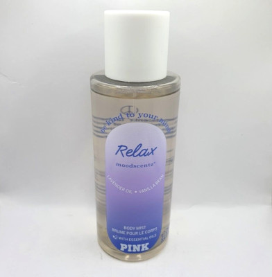 NEW VICTORIA'S SECRET PINK RELAX FRAGRANC BODY MIST (8.4 fl oz/250 ml ...