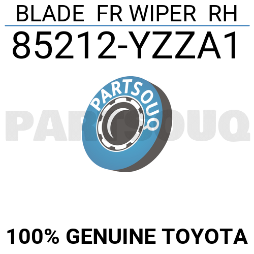 85212YZZA1 Genuine Toyota BLADE FR WIPER RH 85212-YZZA1 | eBay