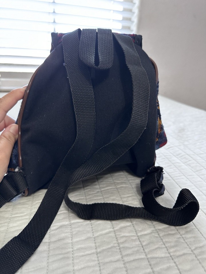 Pendleton RARE Wool & Nylon Mini-Backpack Southwest Print W/ DEFECTS | eBay