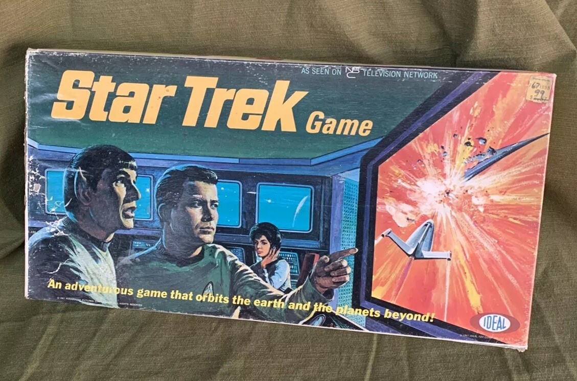 Vintage Star Trek Board Game Ideal Toys 1967 TV Space Show | eBay