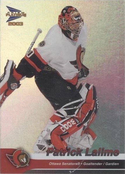 2002-03 Pacific Prism Platinum McDonald's - #30 Patrick Lalime for sale online | eBay