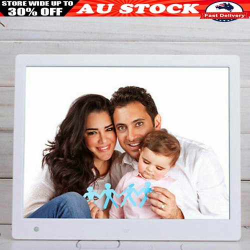 10 In LED Digital Photo Frame Electronic Album 1080 HD MP3 MP4 Player ...