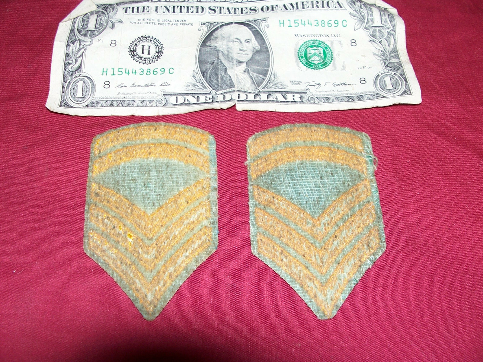 Small 3" US Army First Sergeant Patch Emblem Insignia Shoulder Cap Hat ...