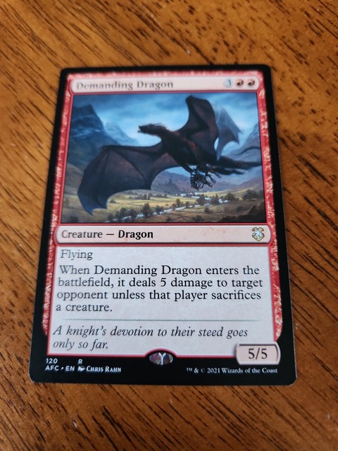MTG Demanding Dragon Commander: Adventures in the Forgotten Realms 120 ...