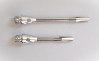 1 SET OF 1/4" THREAD SILVER ALUMINIUM DART STEMS SHORT OR MEDIUM | eBay UK