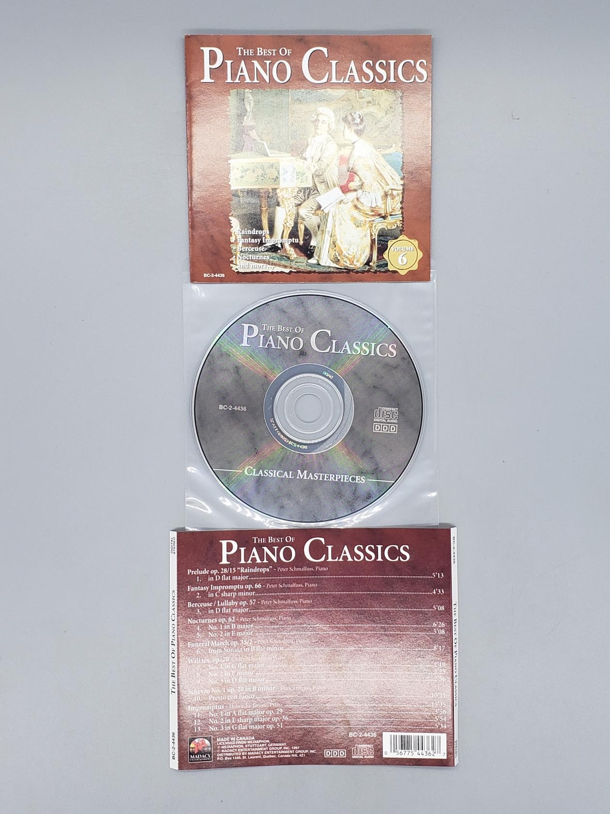 The Best Of Piano Classics, Volume 6 (CD) No Case No Tracking | eBay