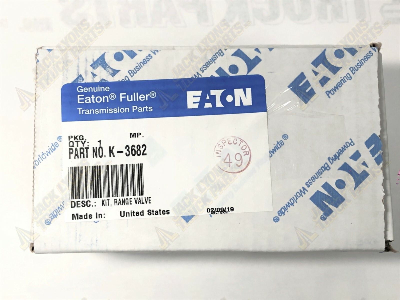 K3682 New Genuine Eaton Fuller RANGE VALVE KIT - OEM K-3682 ...