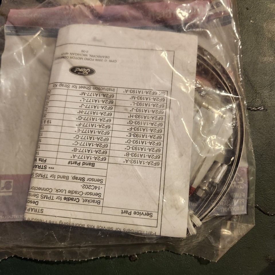 NEW FOR Ford 6F2Z-1A193-D TPMS Sensor Mounting Band Motorcraft TPMS-8 ...