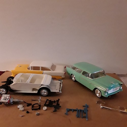 Amt / Ert 1955 Chevrolet Nomad / Chevy Belair model kits built up lot | eBay