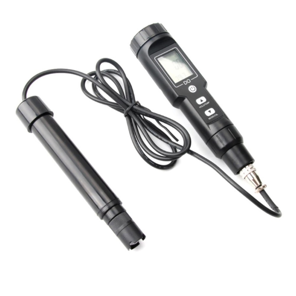 Detector Dissolved Oxygen Detector DO9100 LCD Displays Meter Probe ...