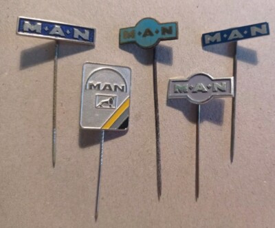 MAN Truck Bus German Manufacturer pin badge lot Abzeichen Anstecknadel ...
