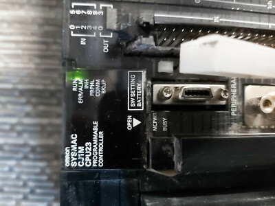 CJ1M-CPU23 PLC OMRON serial 9 pin not runn ? | eBay