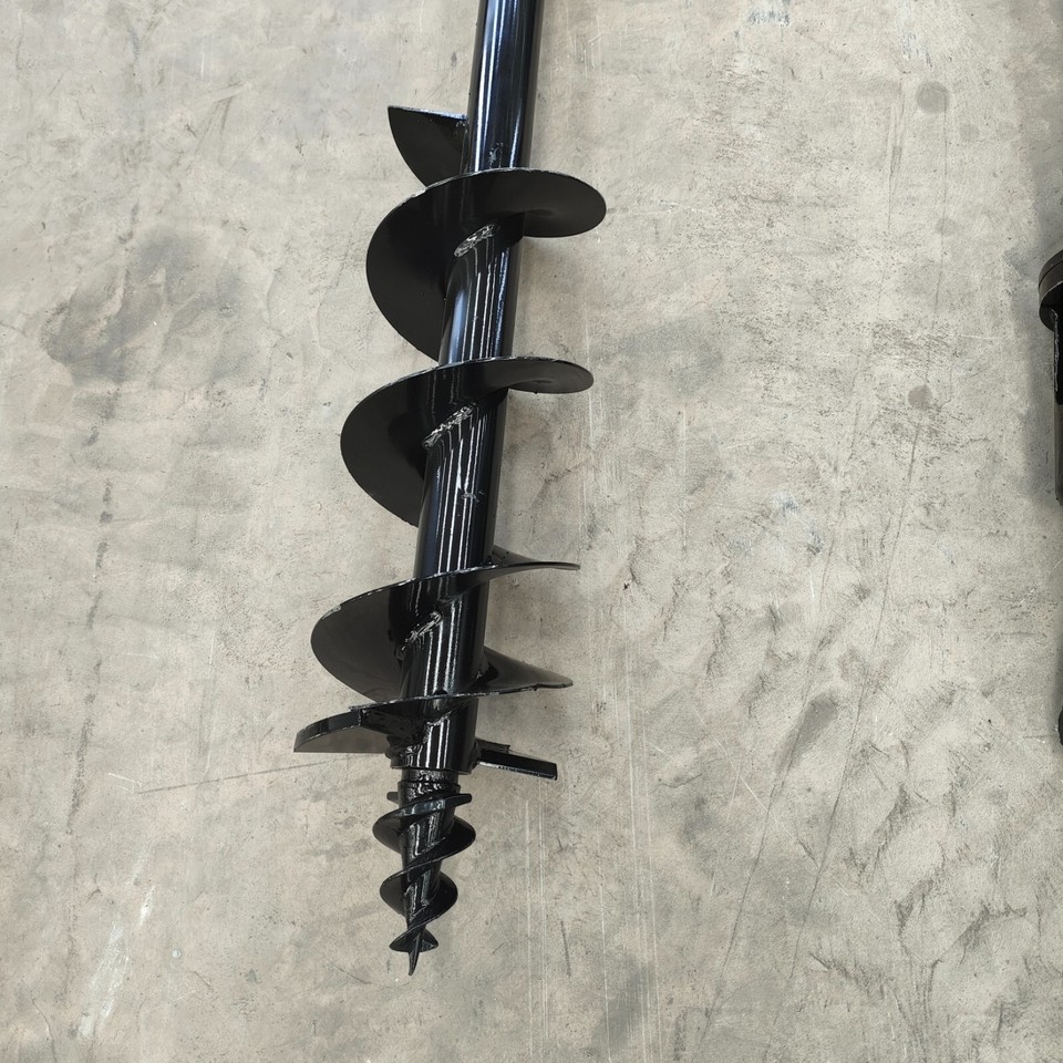 400mm Diameter Auger Drill Rod Post Hole Attachment for 1-2ton mini ...