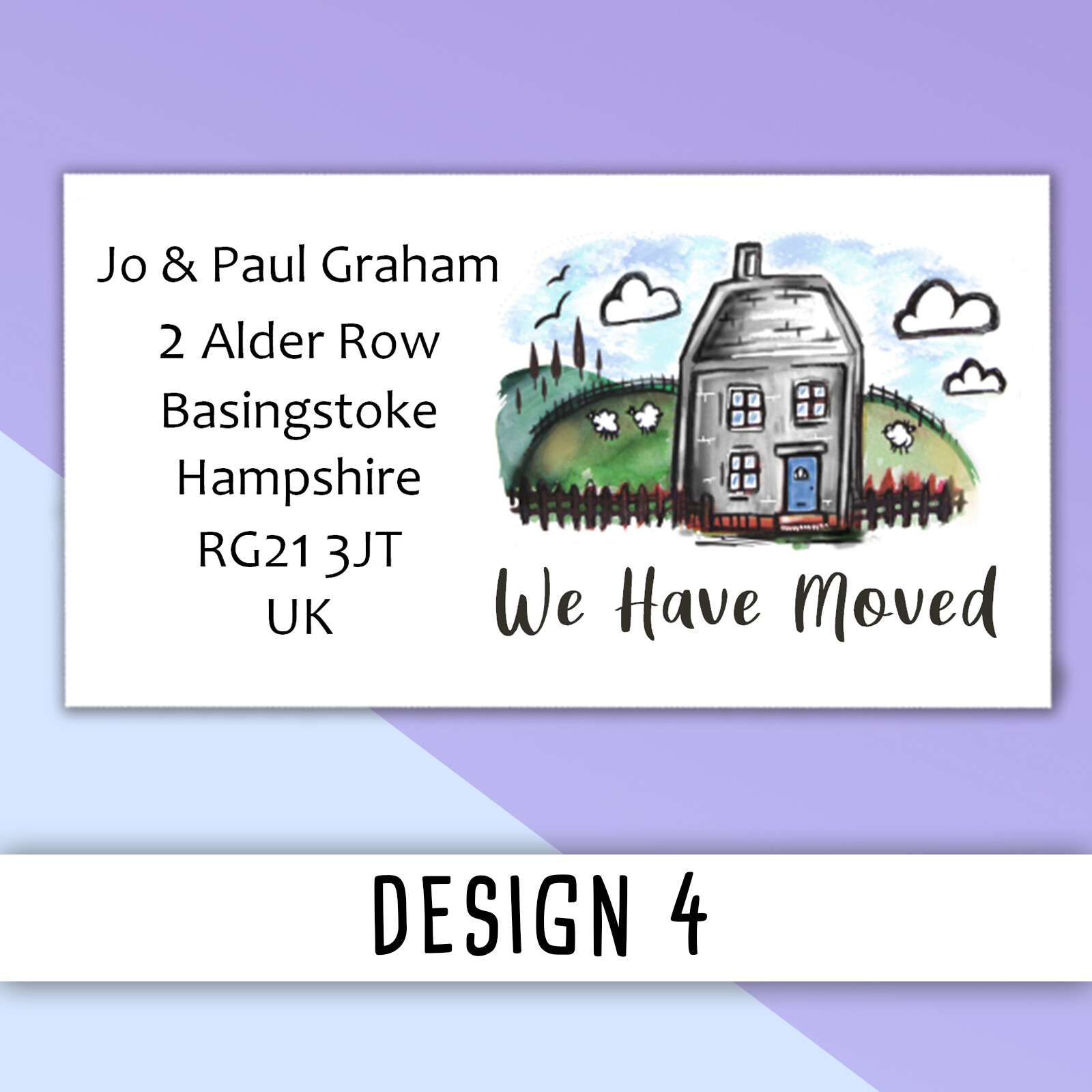 24 New Address Stickers, Moving House Labels, New Home Stickers | eBay UK