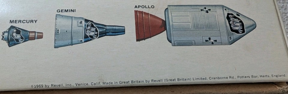 1968 /1969 Revell Apollo Lunar Module model kit H-1842:150 1:48 Rare Vintage | eBay UK