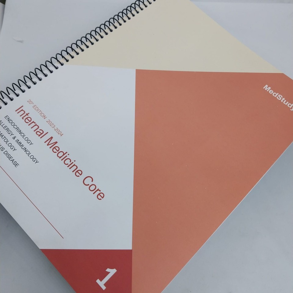 MED STUDY Internal Medicine Core 20TH EDITION 2023-2024 9781944551537 ...