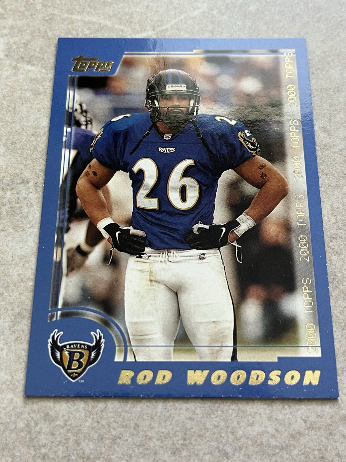 2000 Topps #219 Rod Woodson NFL Baltimore Ravens | eBay