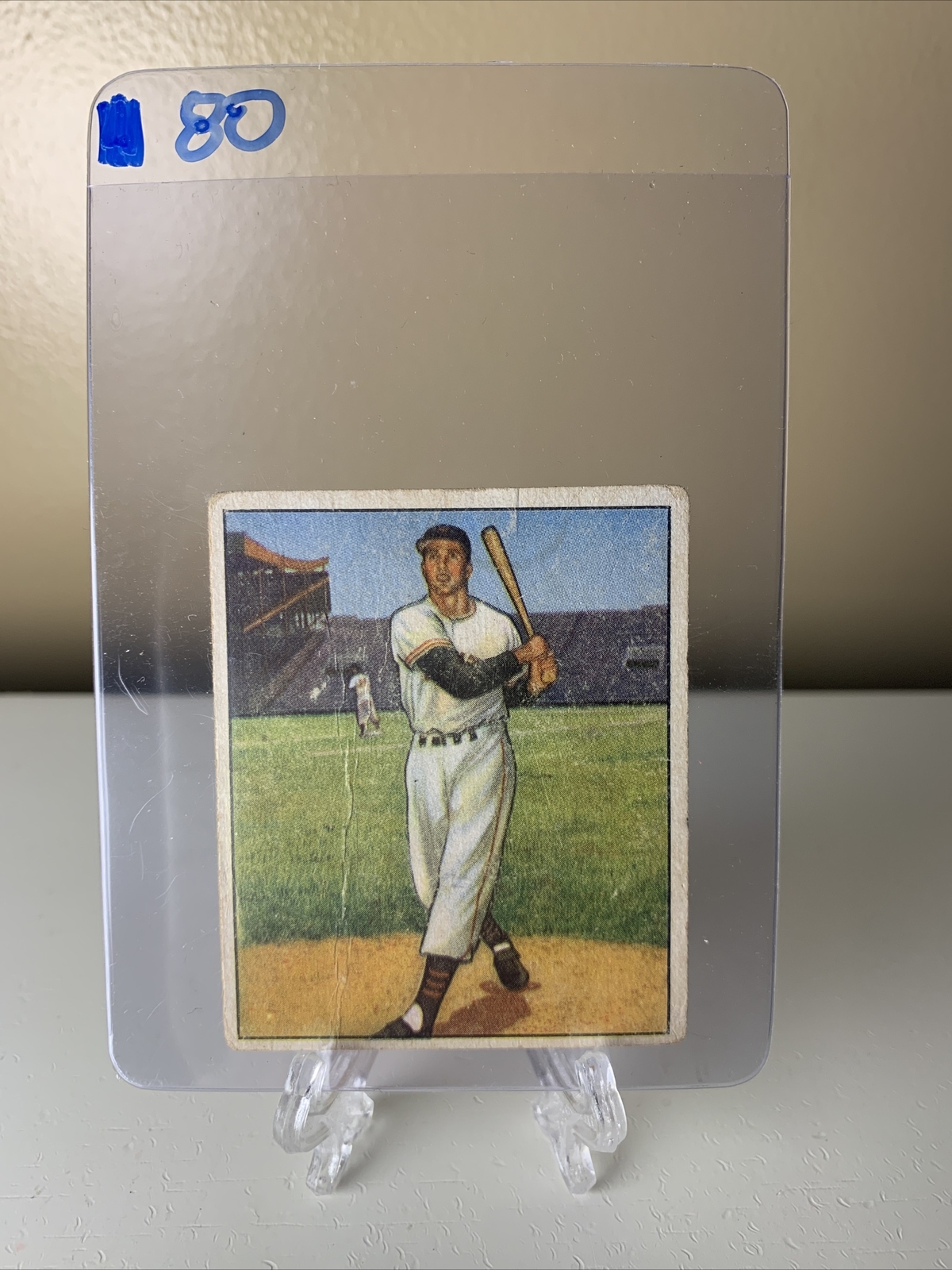 1950 Bowman Baseball Card # 28 Bobby Thomson New York Giants 🔥🔥 | eBay