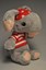 Neopets Pirate Blumaroo 6” Plush Plushie Gray Stuffed Toy Petpet 2004 ...