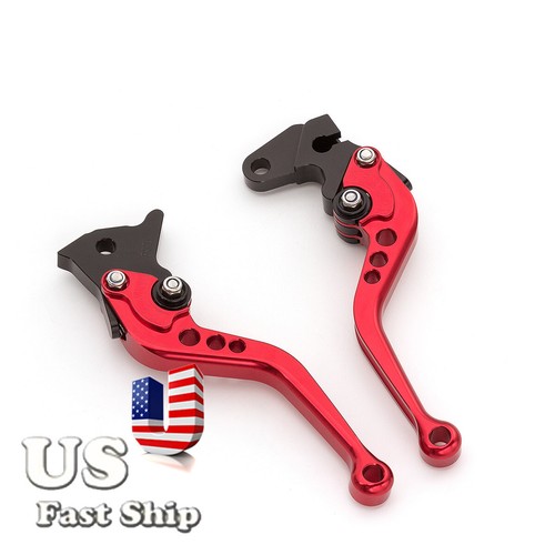 CNC Short Clutch Brake Lever Handlebar Grips For CB919 2002-2007 NC700 ...